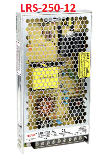 Fuente de Alimentacion Conmutada con Entrada AC220V, Salida 12VDC, 20A ...